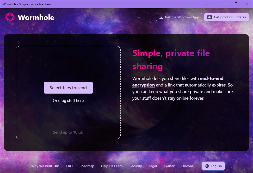 Wormhole đã có mặt trên Microsoft Store