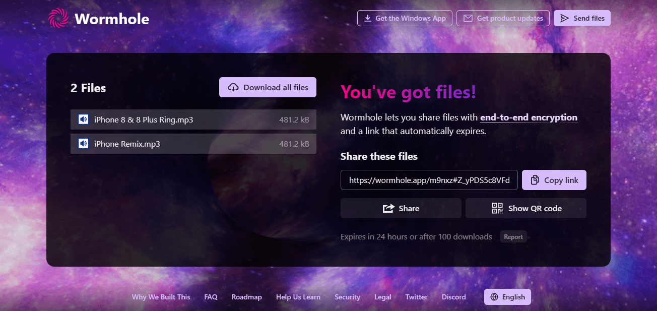 Wormhole đã có mặt trên Microsoft Store