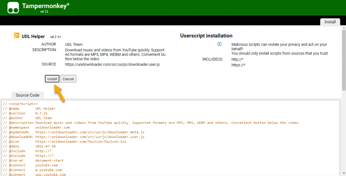 Những lưu ý quan trọng khi sử dụng uniDownloader