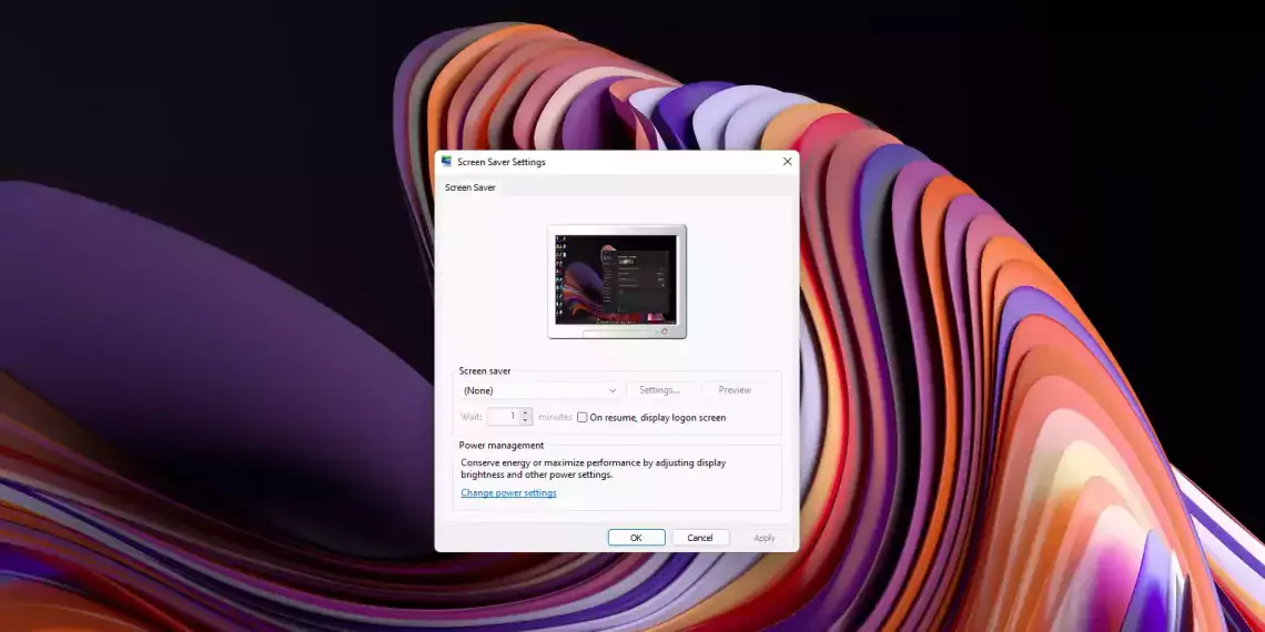 Cách bật screensaver trên Windows 11