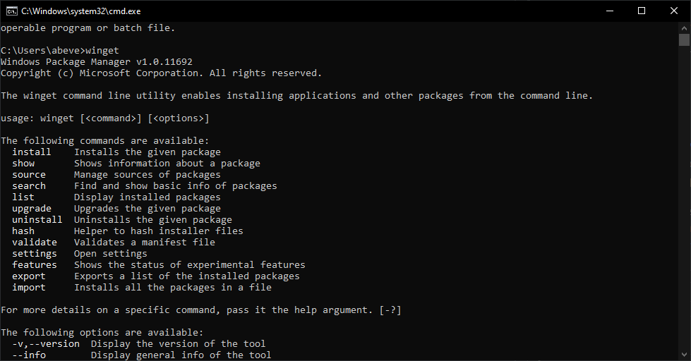 Mẹo sử dụng winget hiệu quả hơn trên Windows