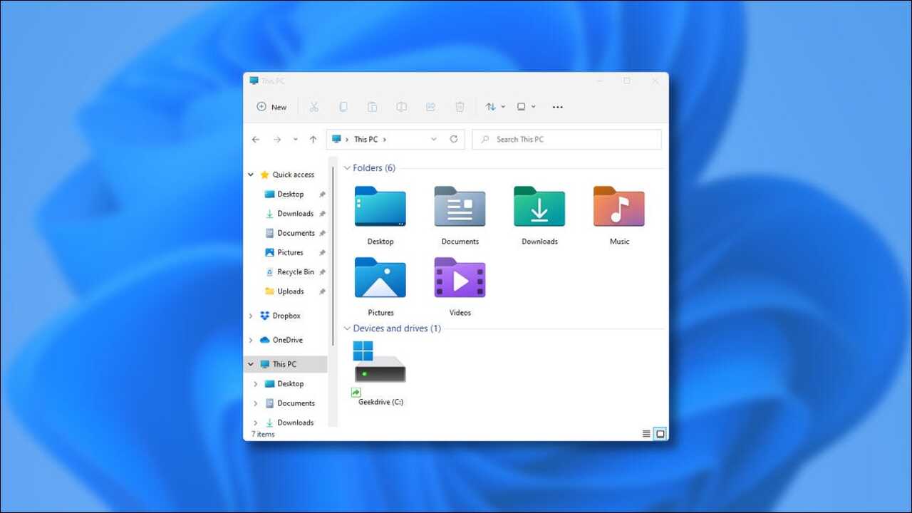 Cách phục hồi thanh ribbon cho File Explorer trên Windows 11