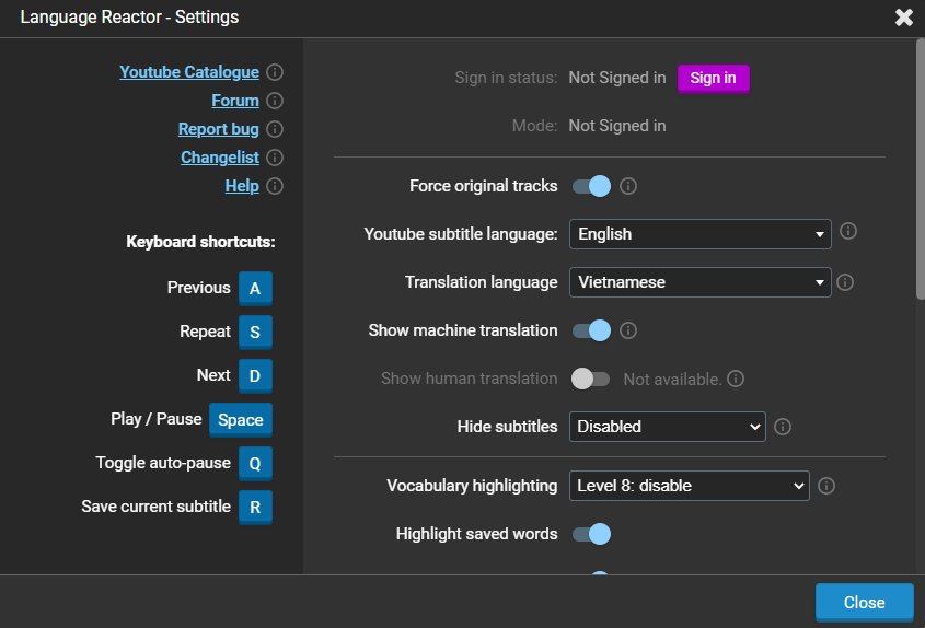 Những điều bạn chưa biết về Language Reactor