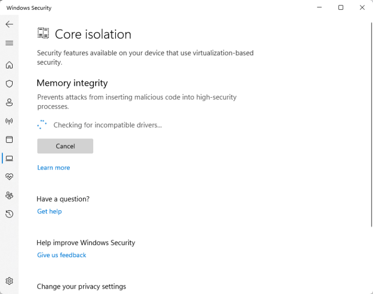 Hướng Dẫn Bật Tính Năng Memory Integrity Trong Windows 11
