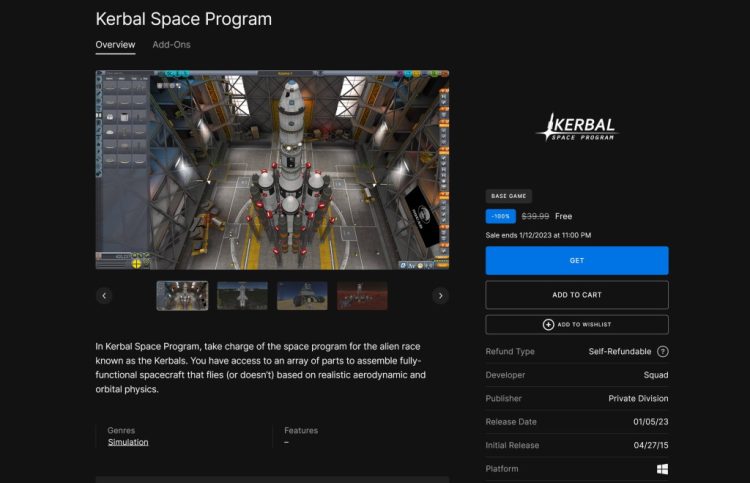 Đang miễn phí 2 game Kerbal Space Program và Shadow Tactics - Aiko's Choice cho PC