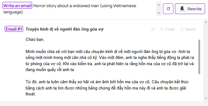 Ghostwrite: Soạn email với ChatGPT không cần tài khoản