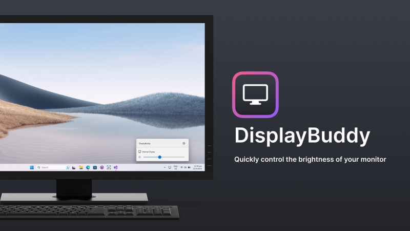 DisplayBuddy: Điều chỉnh độ sáng màn hình Windows cho người dùng PC