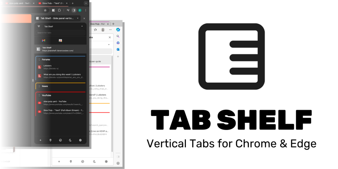 Tab Shelf: Duyệt web trên Chrome theo phong cách tab dọc