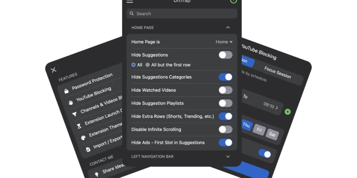 UnTrap: Hơn 177 thiết lập tinh chỉnh giúp sử dụng YouTube tốt hơn