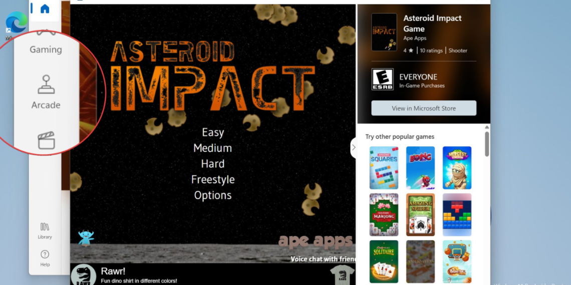 Arcade Microsoft Store: Trải nghiệm game ngay không cần tải