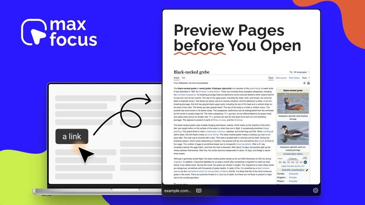MaxFocus: Tiện ích xem trước nội dung và video với AI