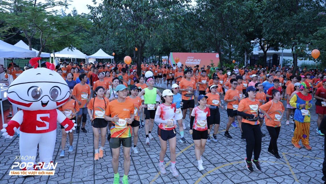 Xiaomi POP Run 2024 thu hút hơn 1.000 người tham gia